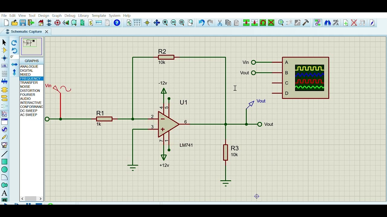 INVERTING AMPLIFIER DESIGN AND FREQUENCY RESPONSE - YouTube