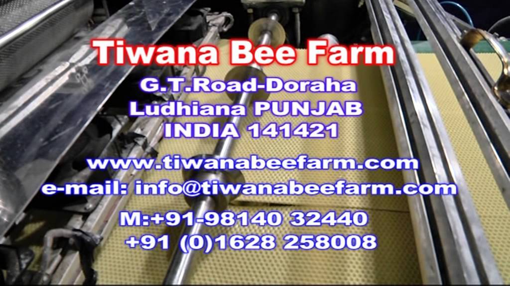 Automatic Comb Foundation Mill - YouTube