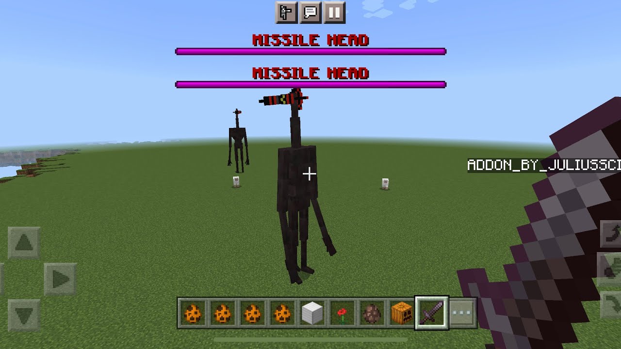 Missile Head Addon In Minecraft PE - YouTube