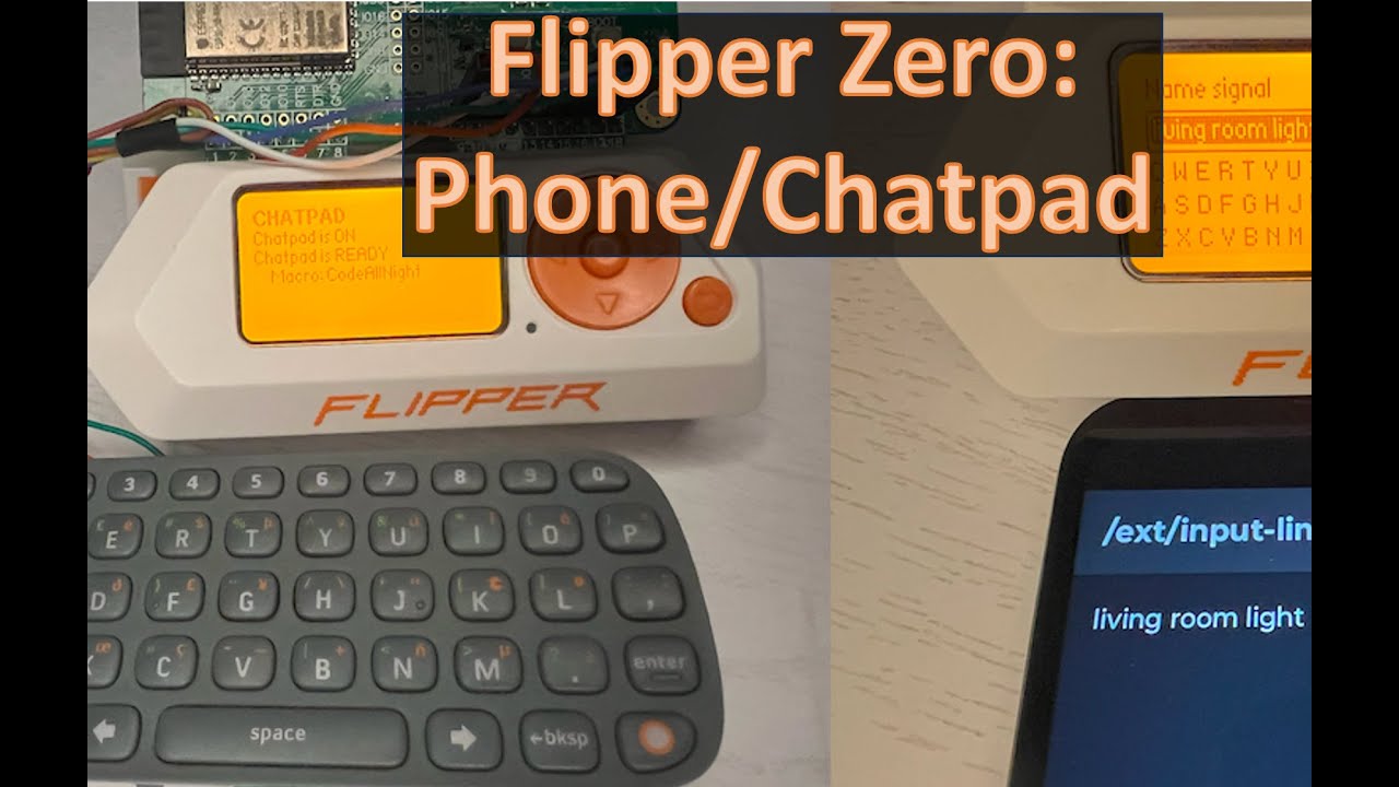 [144] Flipper Zero: Type using Chatpad or Mobile Phone - YouTube