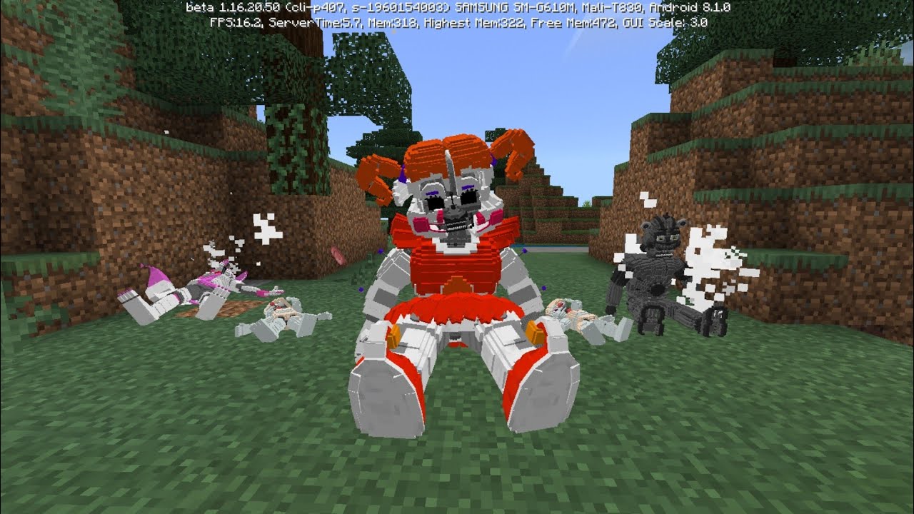 Fnaf SL addon para Minecraft pe - YouTube
