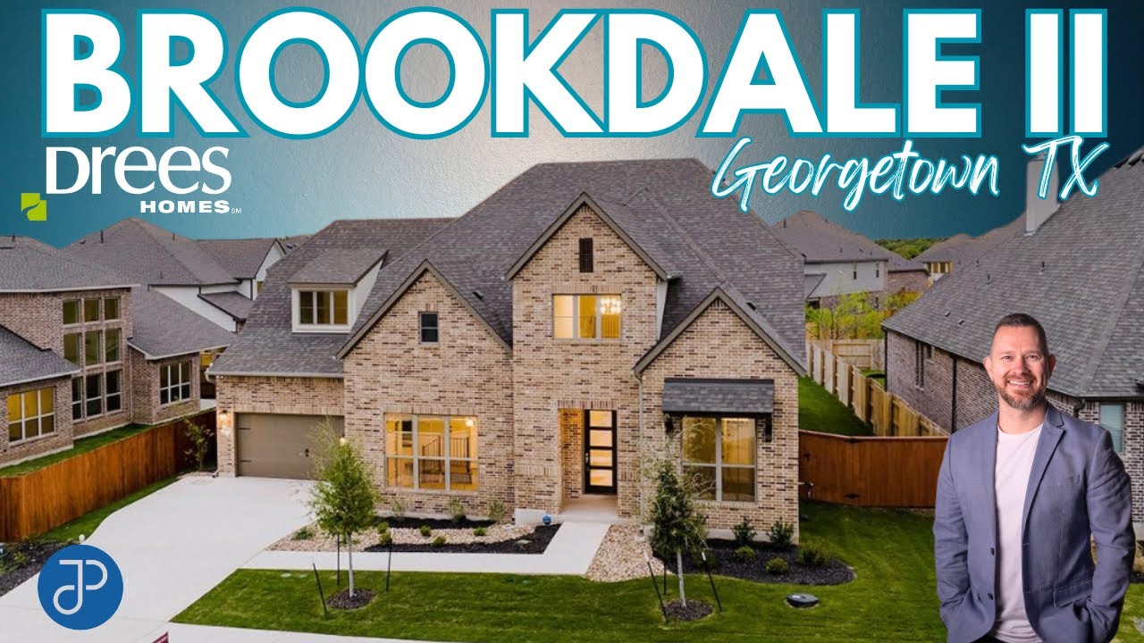 WOW! Stunning Home For Sale Georgetown Texas | Drees | Brookdale II ...