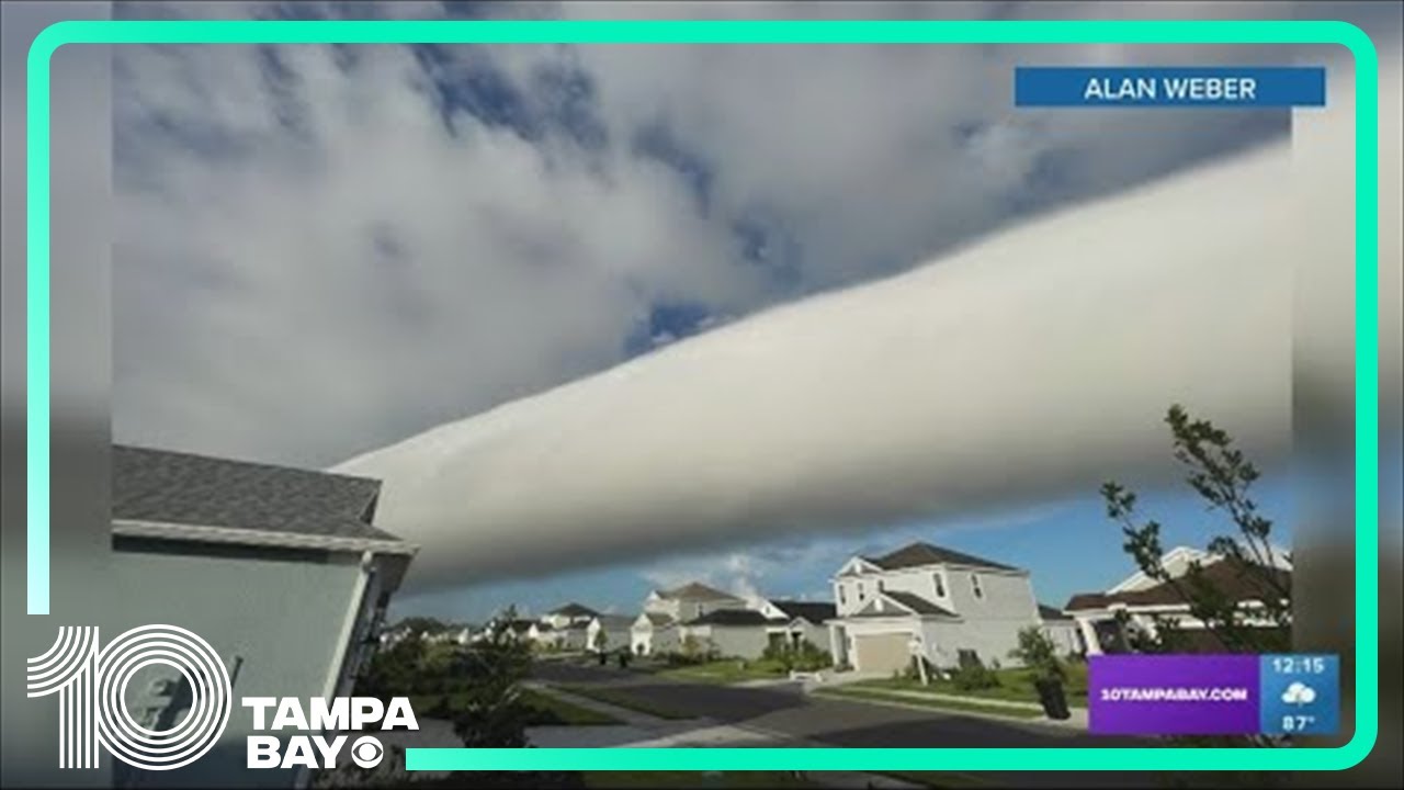 Rare, unusual cloud spotted in sky over Florida - YouTube