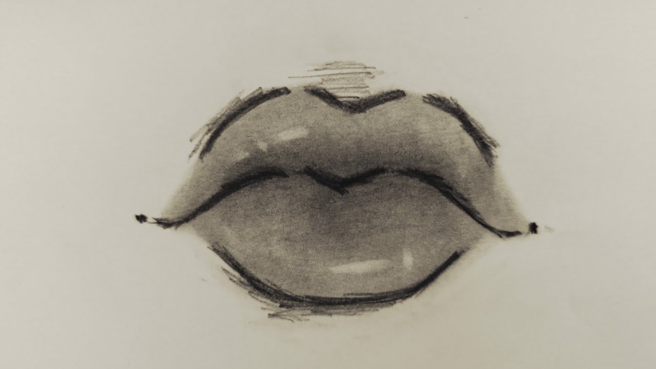 How to Draw Realistic Lips with Pencil | Step-by-Step Easy Tutorial ...