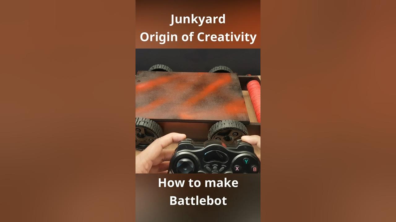 How to Make a Battlebot - Drum Spinner #diy #robot #schoolproject - YouTube