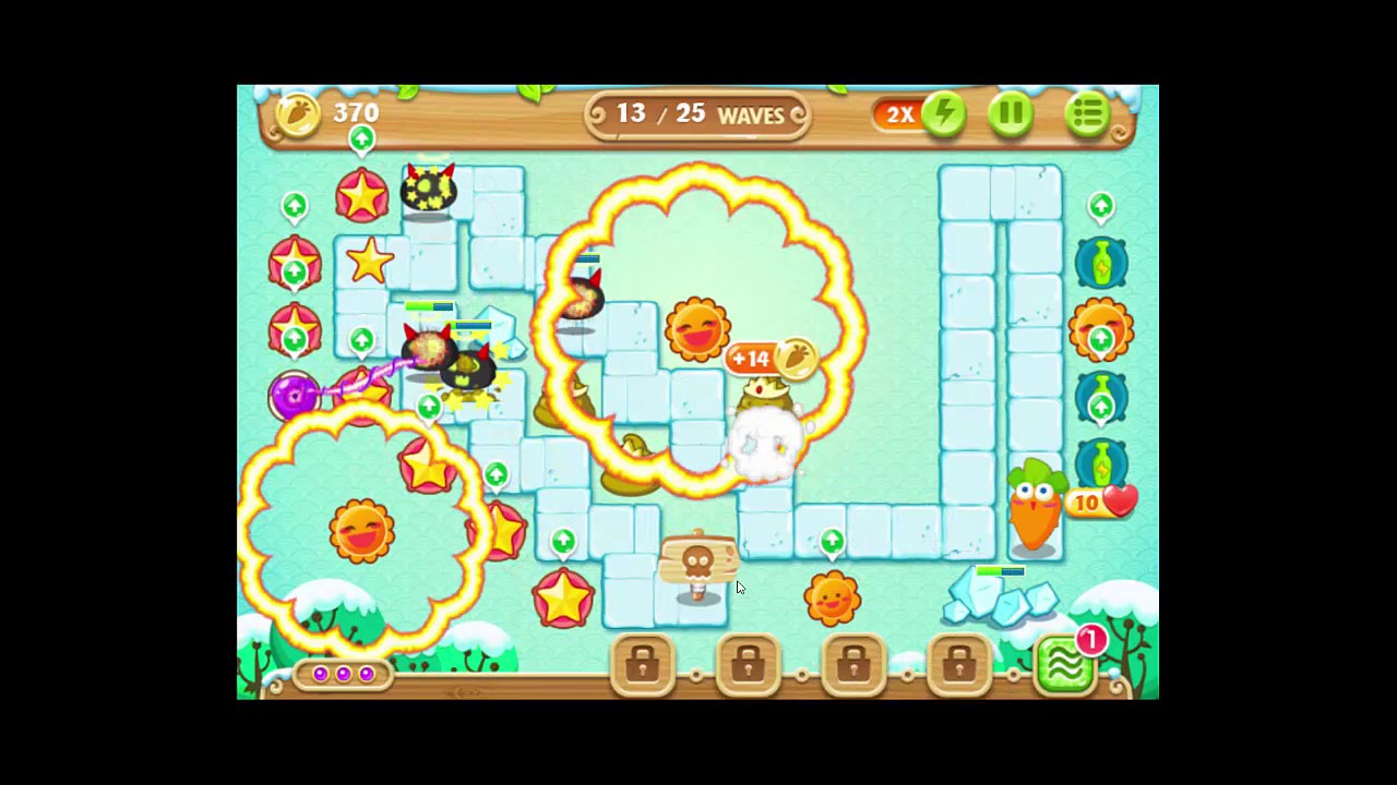 Carrot Defense Level 8 - YouTube