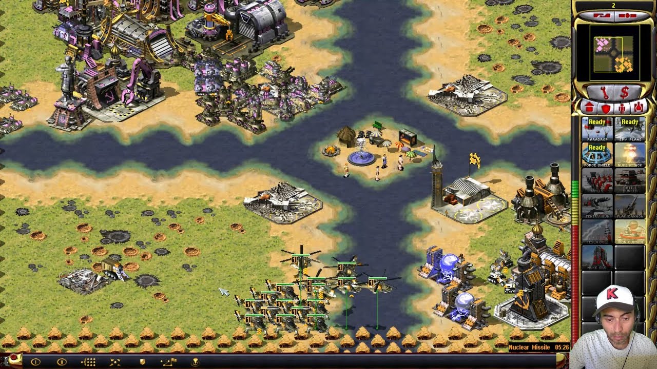 ⚔️ Live: Command & Conquer Red Alert 2 FUNNY BIG MAP MARATHORN 🛡️💥 ...