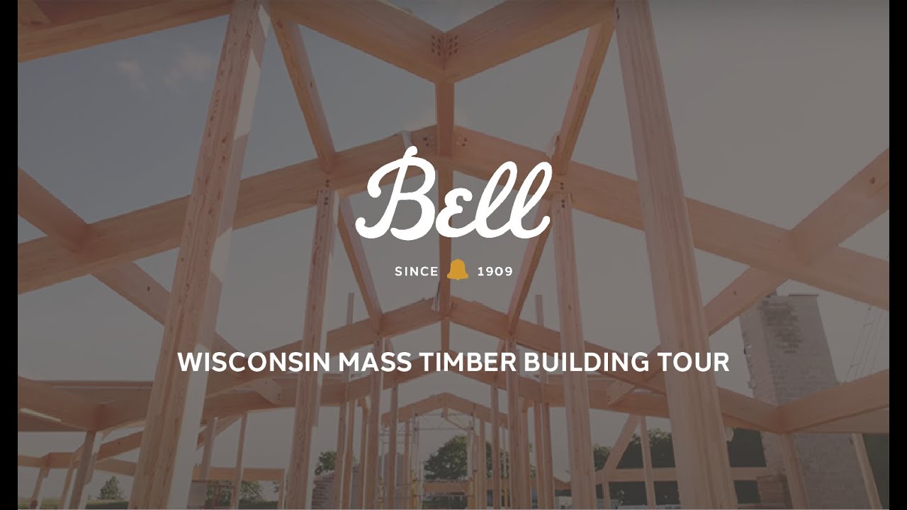 Bell - Wisconsin Mass Timber Building, Drone - YouTube