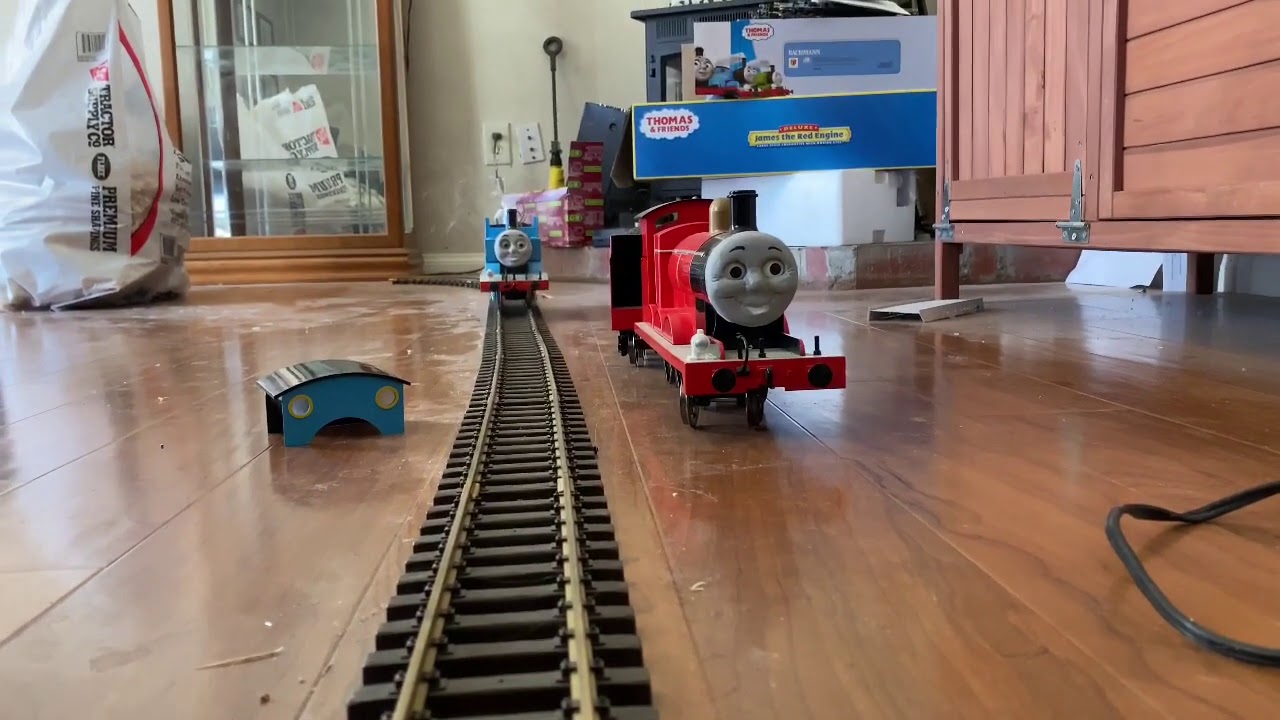 Custom g scale Thomas replica new smoke test - YouTube