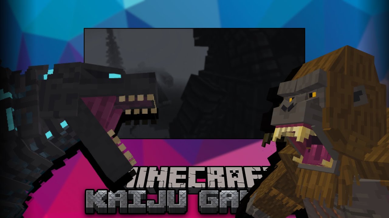 Kaiju Games | GODZILLA vs KONG | Mob Battles | Minecraft Bedrock with ...