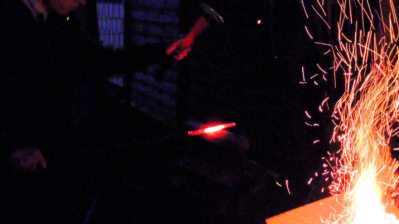 The Folding Chair Charcoal Forge - YouTube