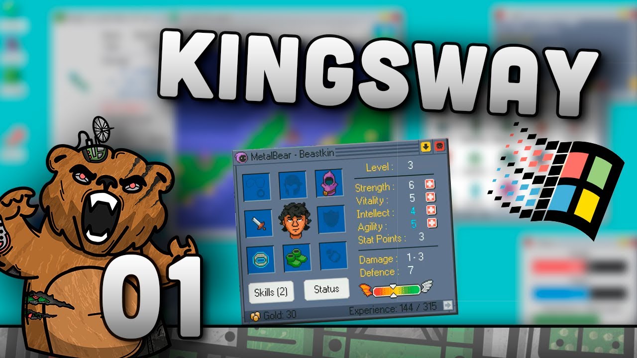 Sistema operacional de batalha! | Kingsway #01 - Gameplay Português PT ...