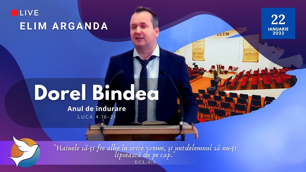Anul de îndurare - Dorel Bindea @ Live 22 Ianuarie 2023 - YouTube