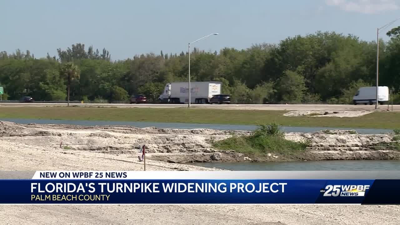 Florida's Turnpike widening project - YouTube