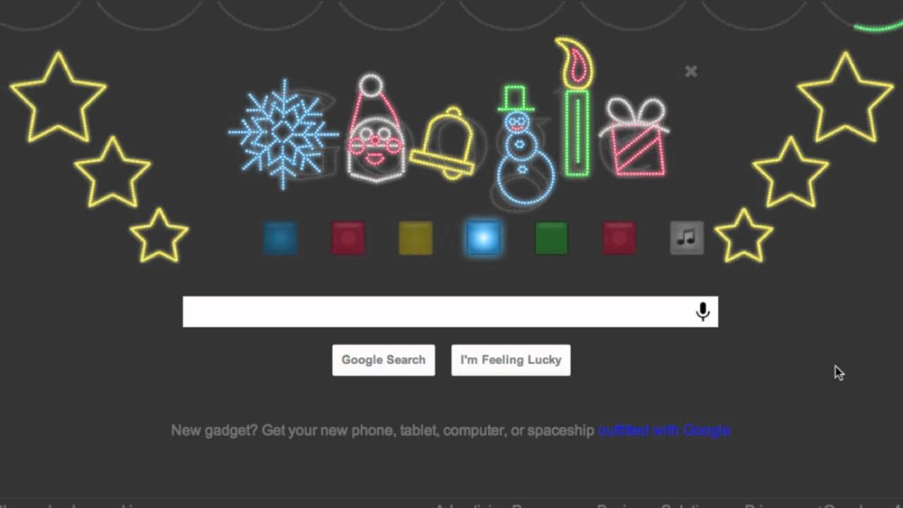 Google Christmas Easter Egg - YouTube
