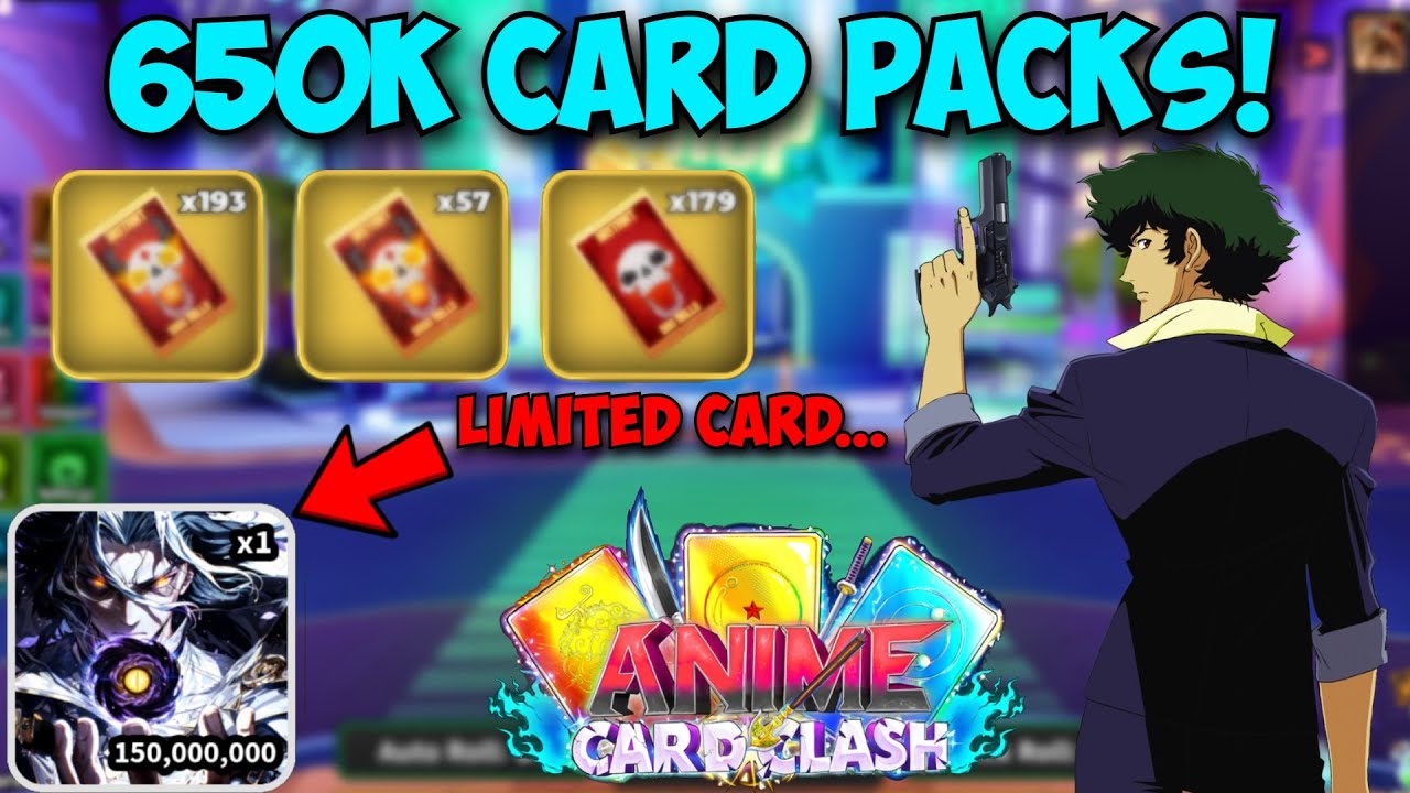 USING *650K* CARD PACKS IN ECLIPSE MOON CRAZY PULL! Anime Card Clash ...