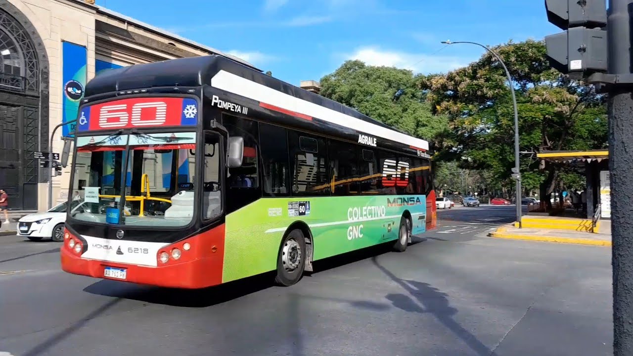 Linea 60 interno 6218! (Todo Bus Pompeya III, Agrale MT17 propulsado a ...