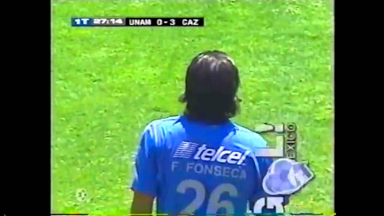 Partido Azul. Pumas 0 Cruz Azul 5. 28ag05 - YouTube