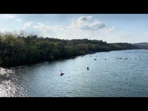 Kayaking in Lady Bird Lake - Austin, TX - YouTube