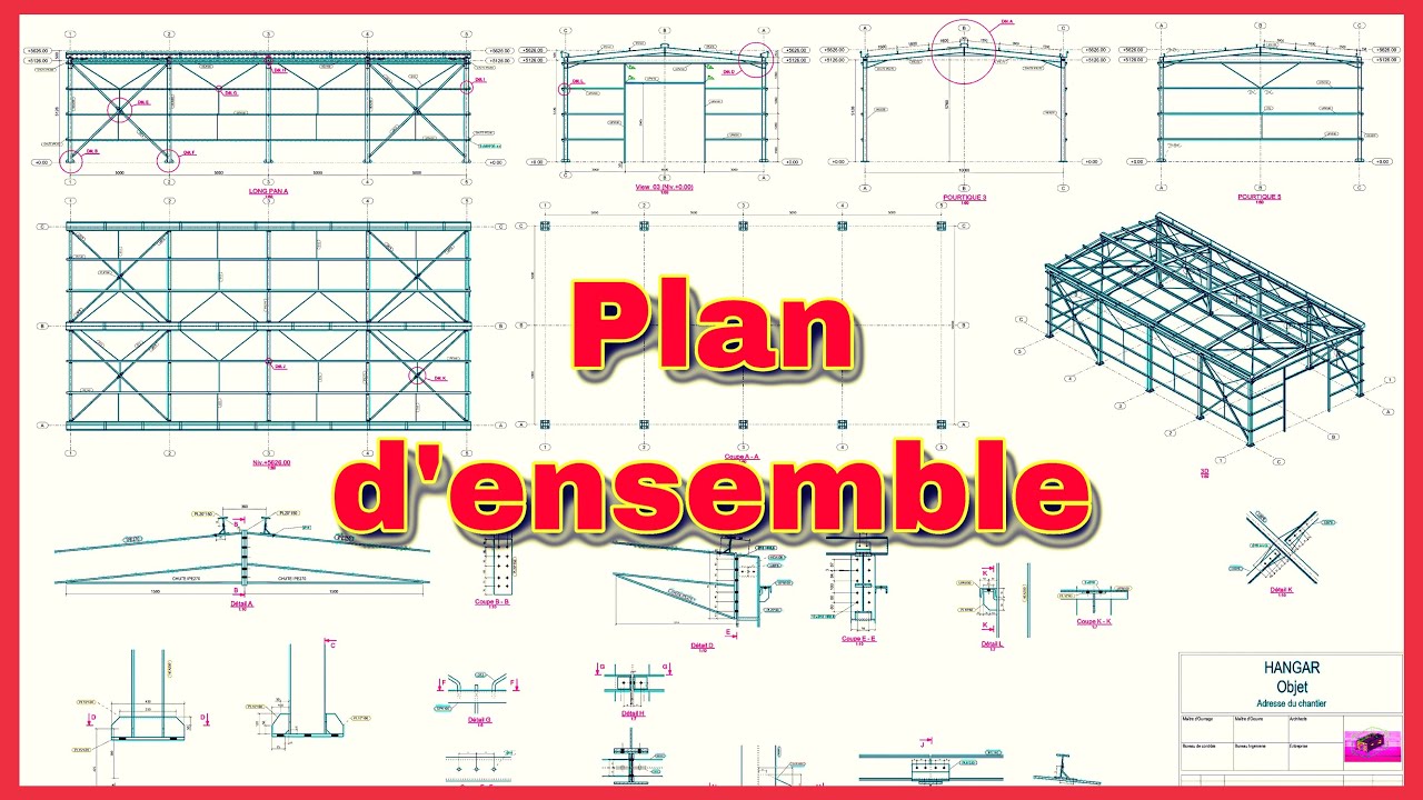 TSBECM : Création de plan d’ensemble « TEKLA STRUCTURE » { Partie 19 ...