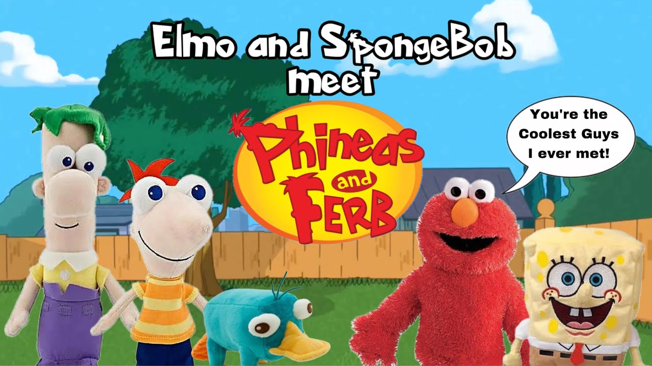 Elmo and SpongeBob meet Phineas and Ferb - YouTube