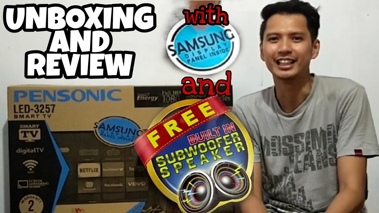 UNBOXING 32" PENSONIC SMART LED TV AND REVIEW|I'm a Happy Mom PH - YouTube