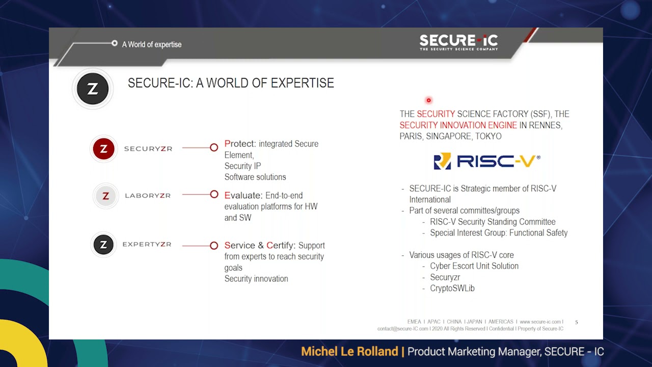 Tech Talk with Secure IC Overview of Secure IC Solutions to Secure RISC ...
