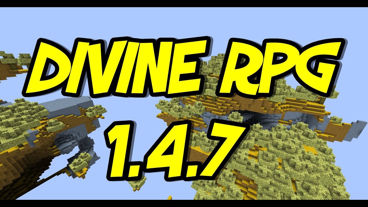 How to install DIVINE RPG for Minecraft 1.4.7 - YouTube