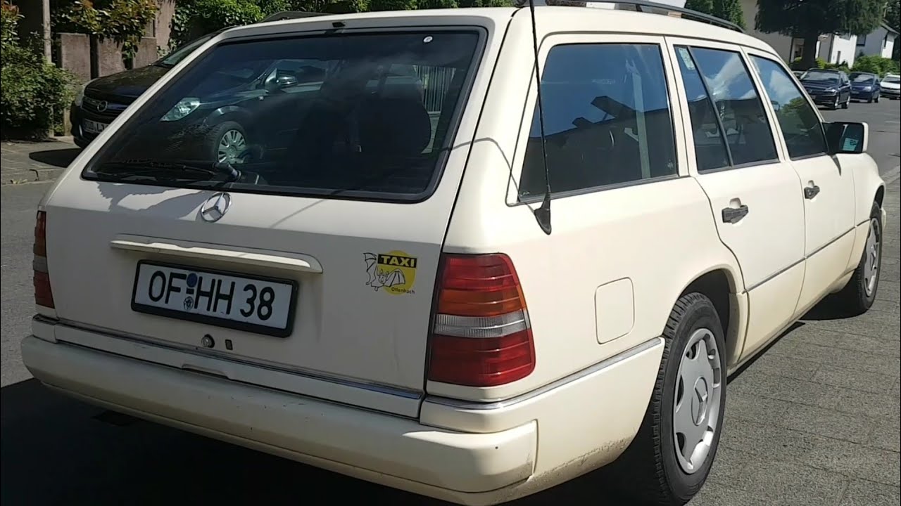 MERCEDES - BENZ W124 E KLASSE TE TAXI - YouTube