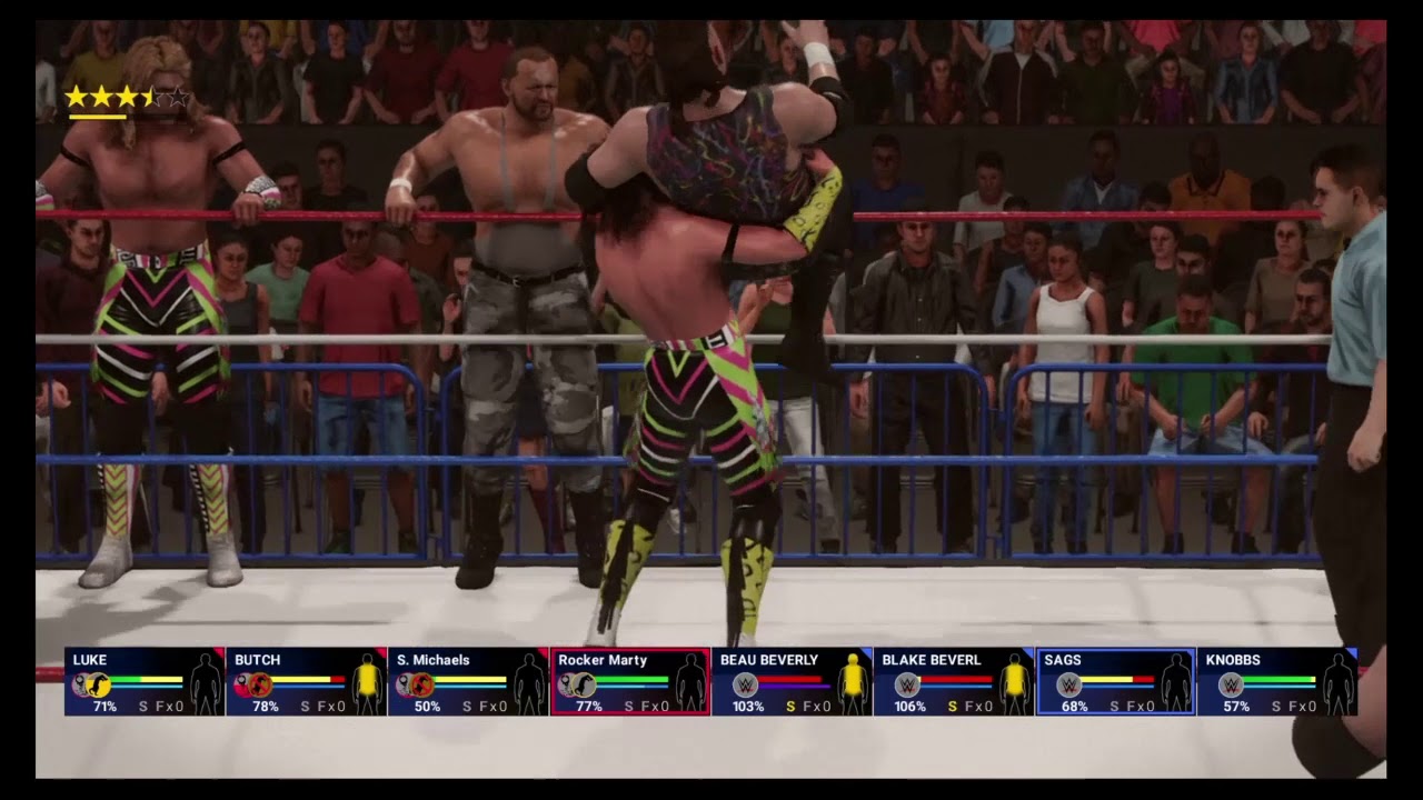 2k Survivor Series 91 Rockers, Bushwhackers Vs Nasty Boys, Beverly ...