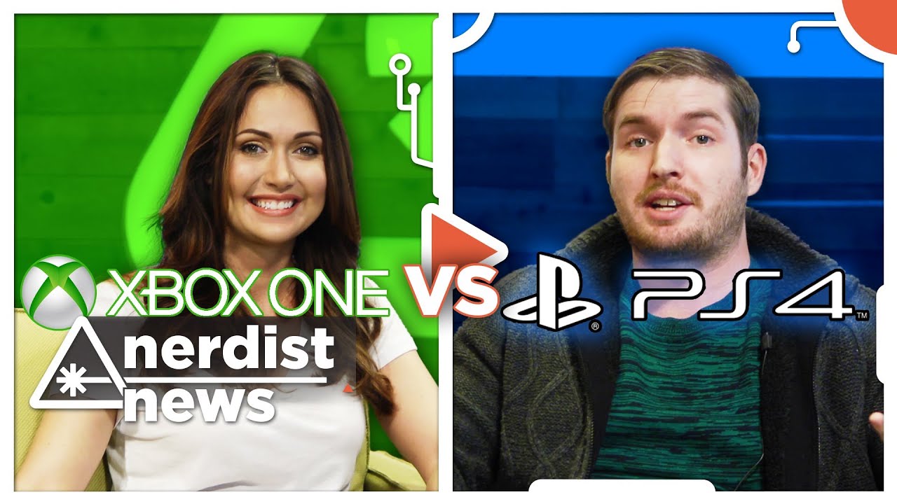 XBOX ONE vs PLAYSTATION 4 - DLC: Nerdist News with Jessica Chobot BONUS ...