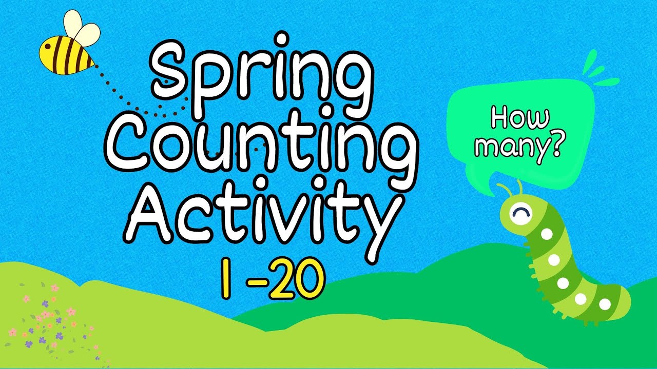 Count to 20 | Spring Counting Activity 1 - 20 | How many are there ...