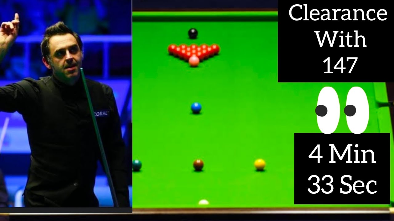 Snooker Fastest 147🔥 - YouTube