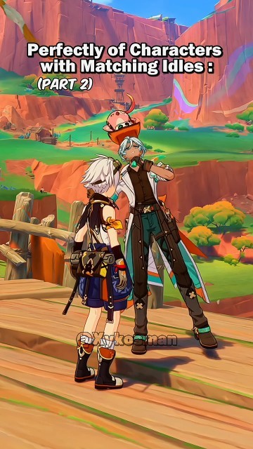 Characters Matching Idles themselves Are perfectly 😳 #genshinimpact ...