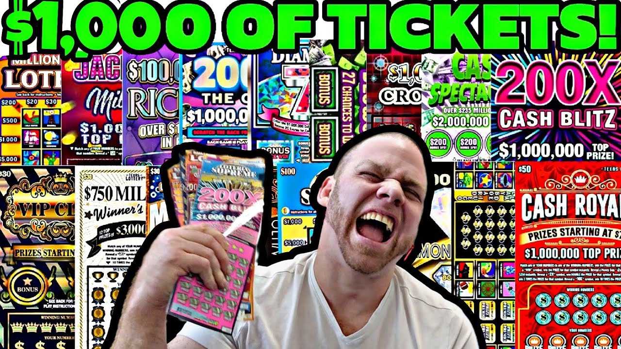 SPENDING $1,000 On lottery tickets! - YouTube