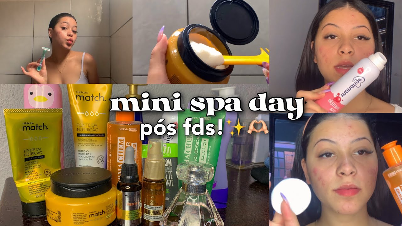 mini spa day pós fim de semana! |cabelo, pele, depilação etc.. - YouTube