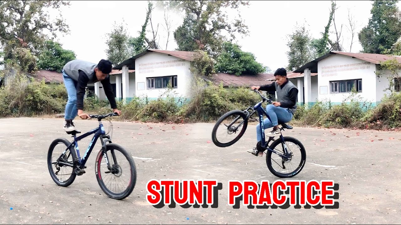 New Cycle Stunt Practice. - YouTube