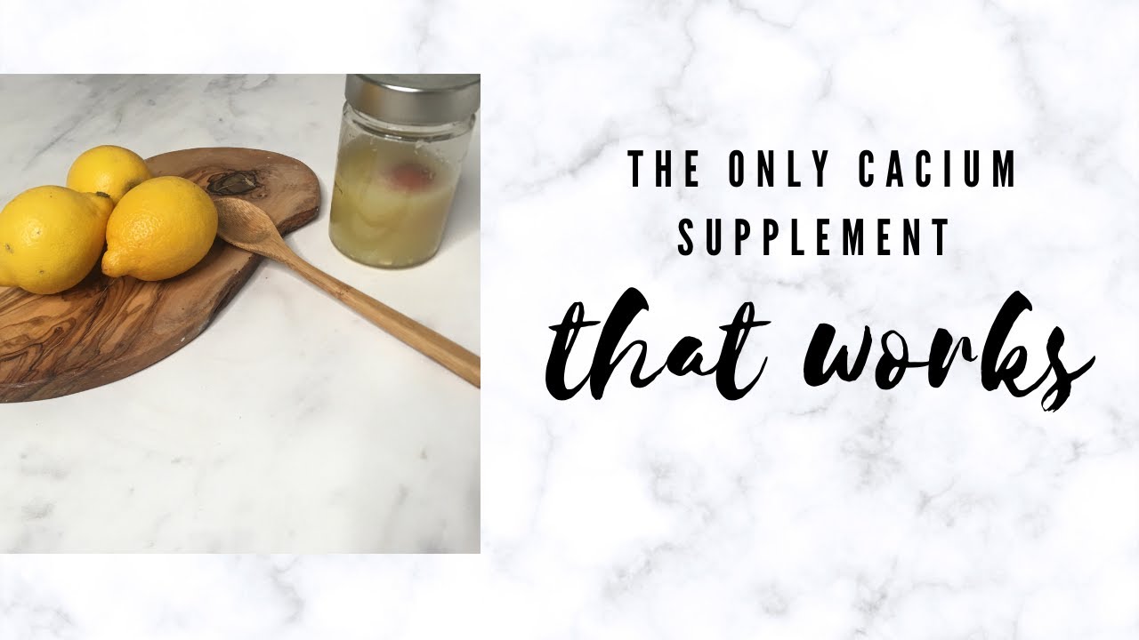 How to make a homemade calcium supplement - YouTube