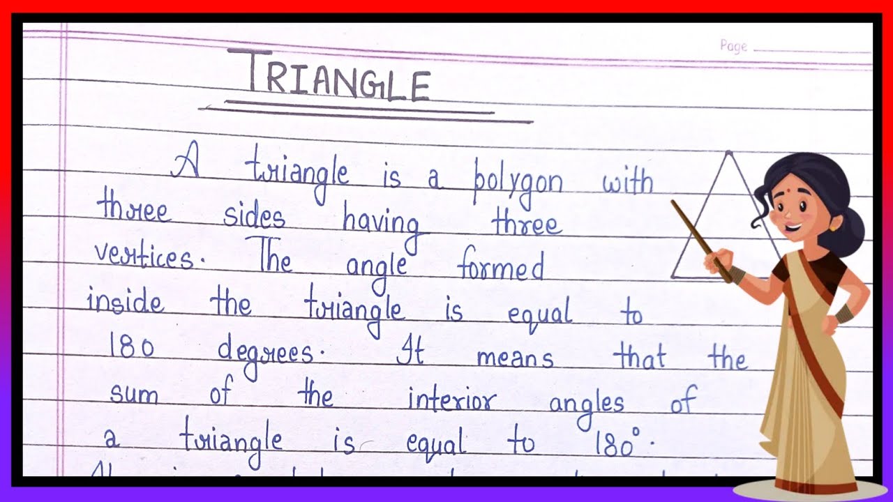 Definition of triangle | What is triangle | Types of triangle ...