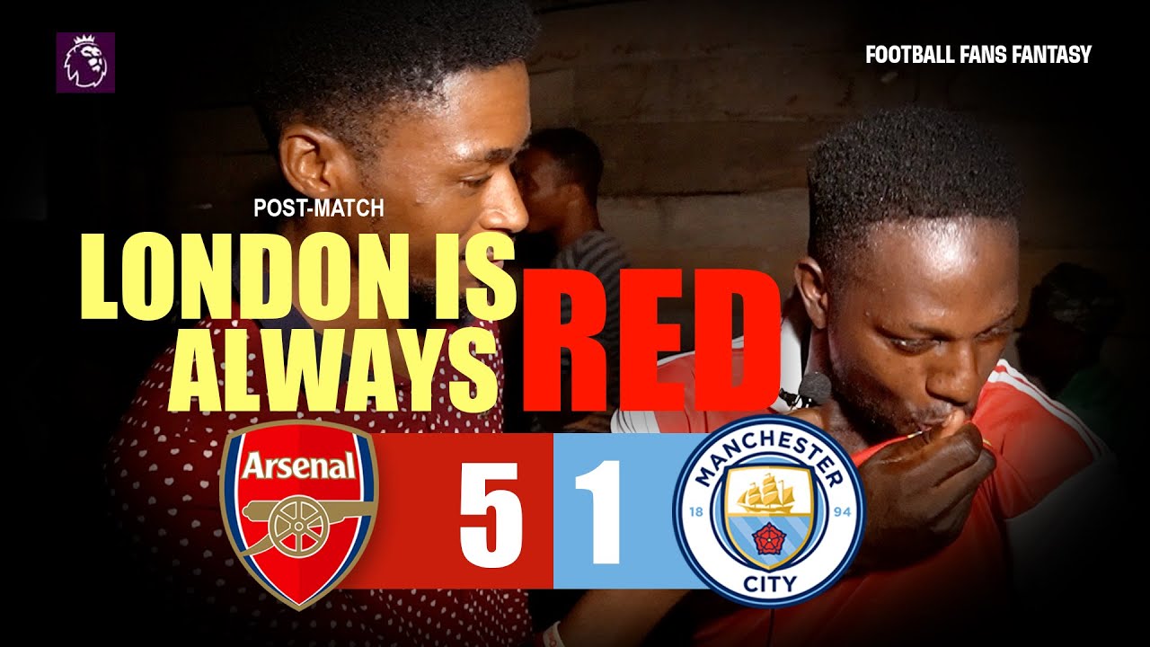 Arsenal 5-1 Manchester United | LONDON IS ALWAYS RED | A Dominant ...