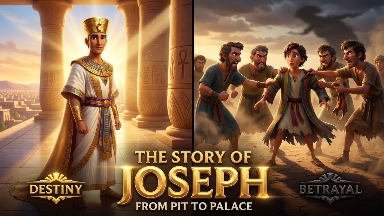 Animated Bible story of Joseph l From Betrayal To Ruler of Egypt - YouTube