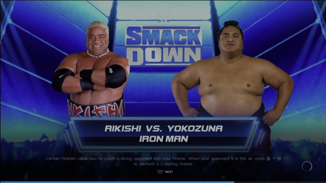 RIKISHI VS YOKOZUNA , IRON MAN , WWE 2K22, Playstation 5, (PS5) 4K ...
