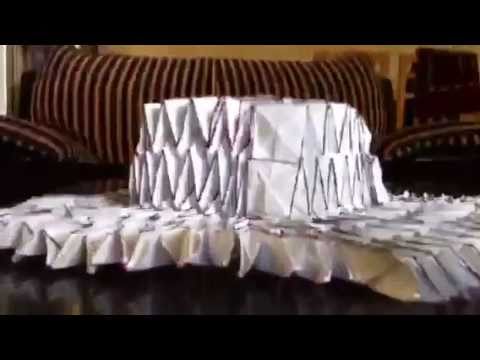 Origami Flasher Hat By Jeremy Shafer - YouTube