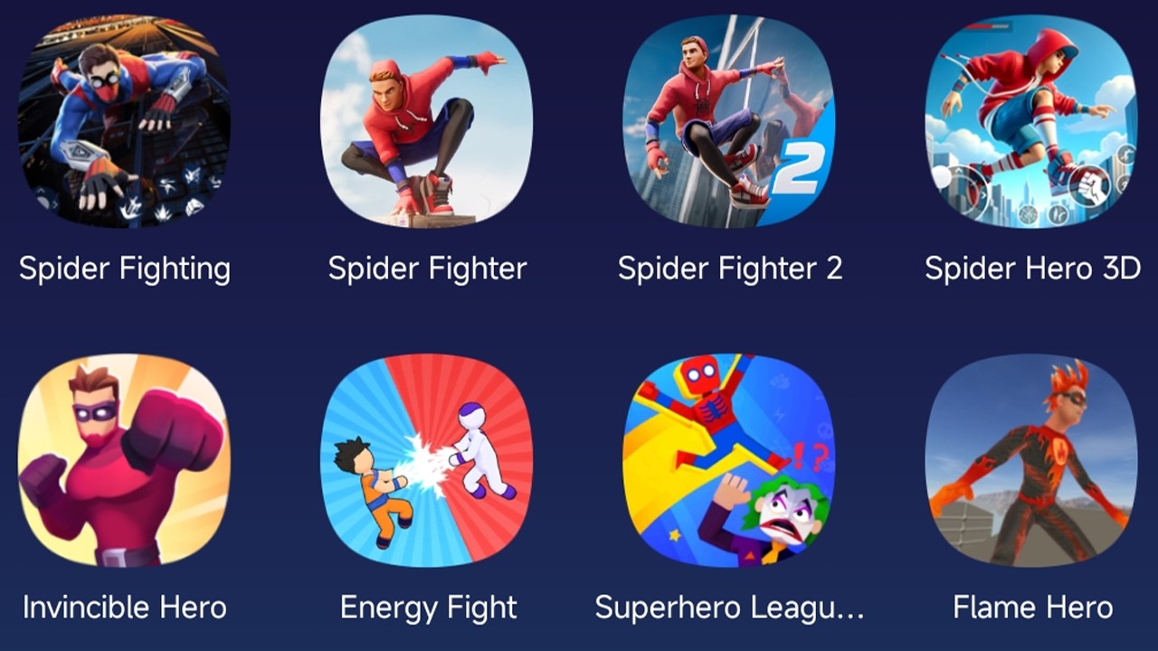 Spider Fighting,Spider Fighter 2,Spider Hero 3D,Invincible Hero,Energy ...