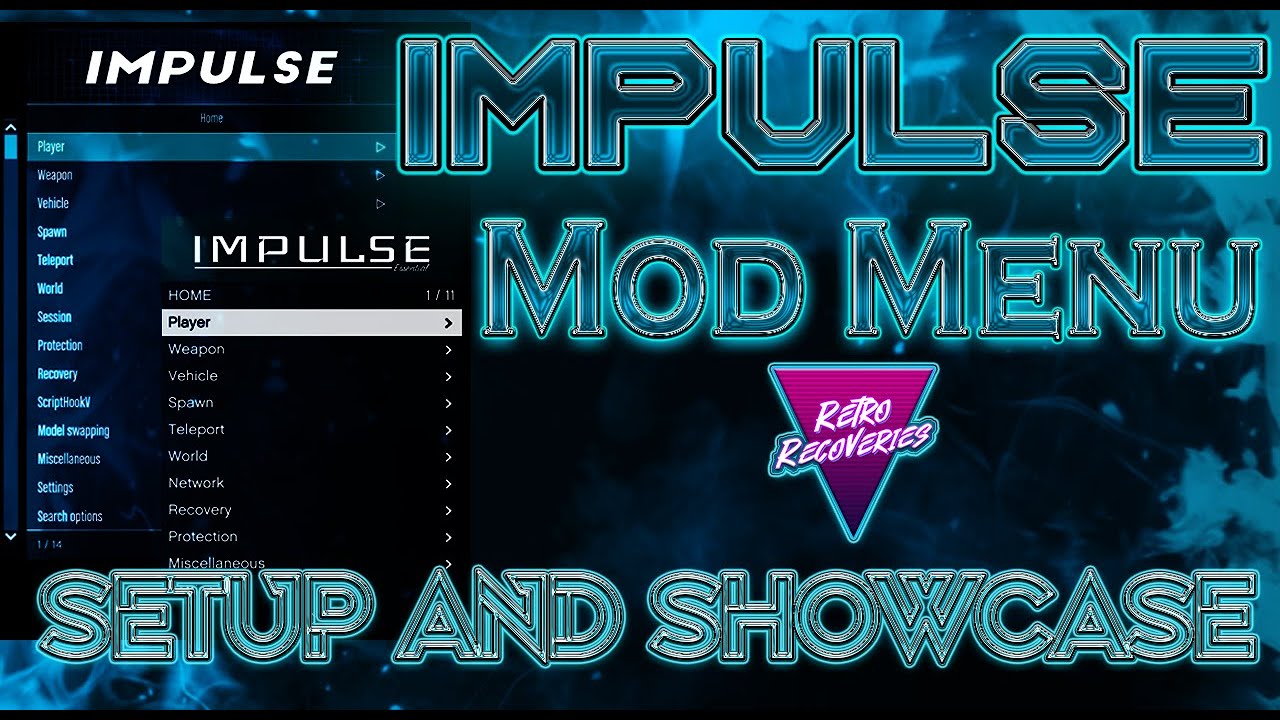 IMPULSE MOD MENU GTA V | Installation Guide + Showcase | Best Trolling ...