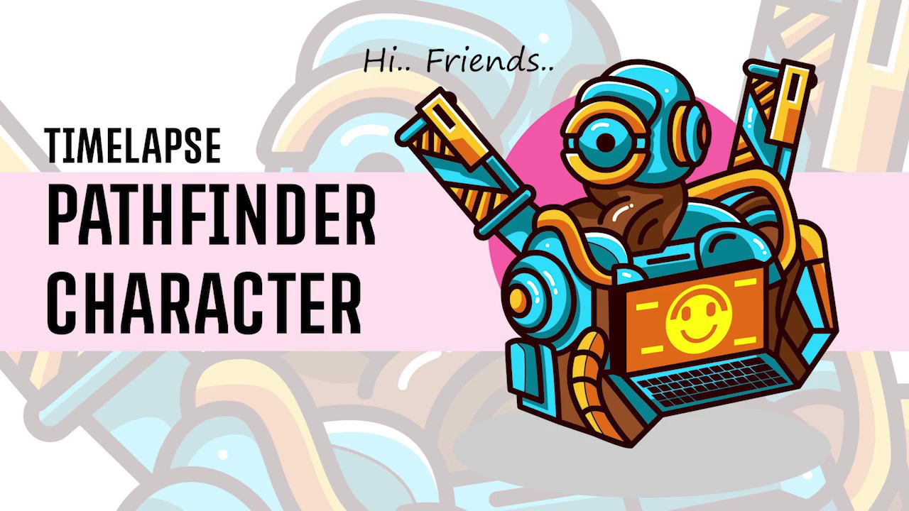 Timelapse Design | Create Pathfinder Character Apex Legends | Adobe ...