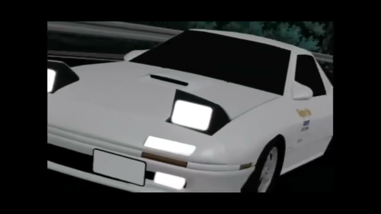 Initial D (Rx-7 Fc vs gtr r32) eaurobeat - first stage - YouTube