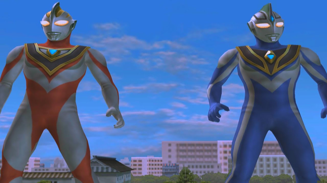 TAG TEAM ULTRAMAN GAIA & ULTRAMAN AGUL - ULTRAMAN FIGHTING EVOLUTION 3 ...