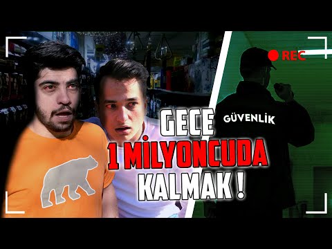 GECE 1 MİLYONCU AVM'DE KALMAK! 🧿😂 (Dayak Yedik)