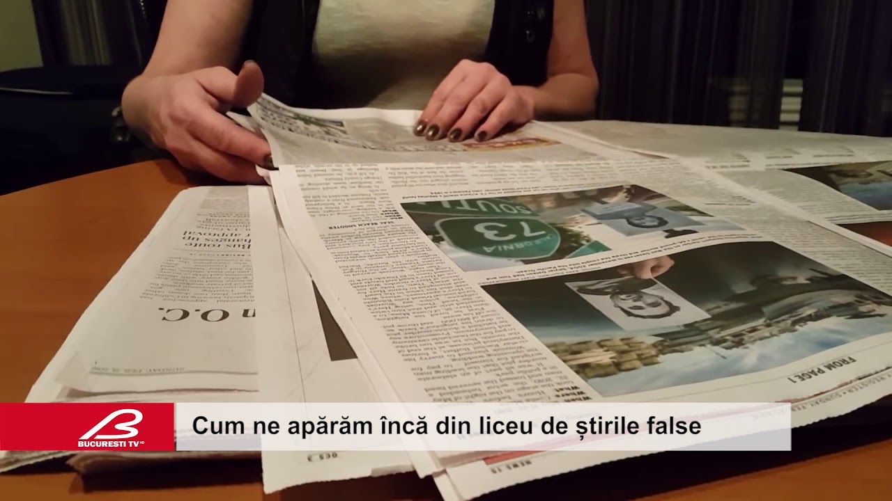 Cum ne aparam inca din liceu de stirile false - YouTube